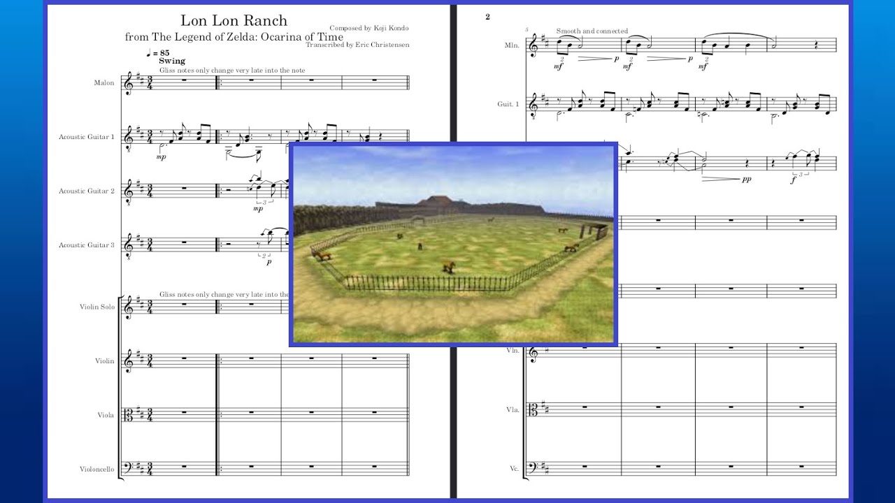 Lon Lon Ranch - The Legend of Zelda: Ocarina of Time - YouTube