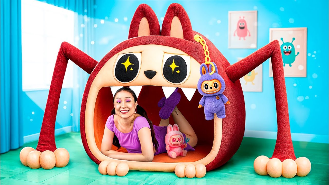 We Build a Giant LABUBU Doll! - YouTube