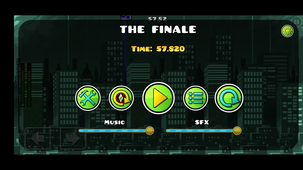 first geometry dash level - YouTube