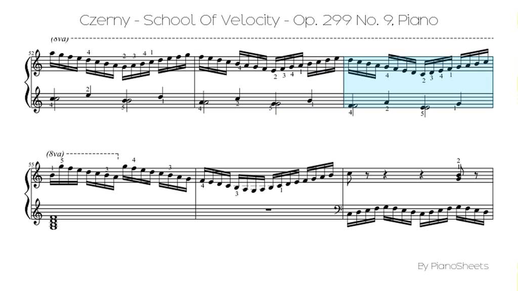 Czerny - School Of Velocity - Op. 299 No. 9 [Piano Solo] - YouTube