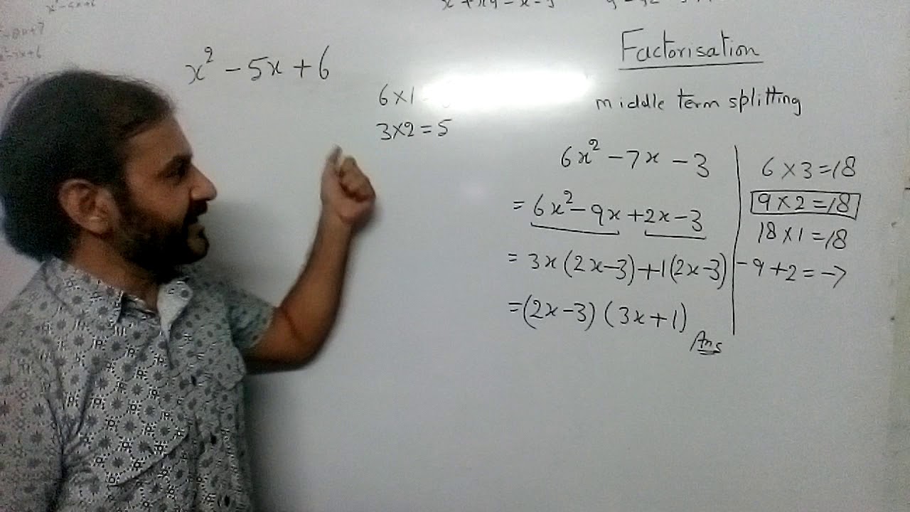 Maths More On Factorization Youtube 6325
