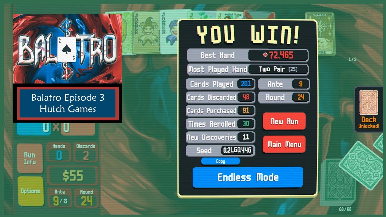 Balatro Episode 3 - Green Deck - YouTube