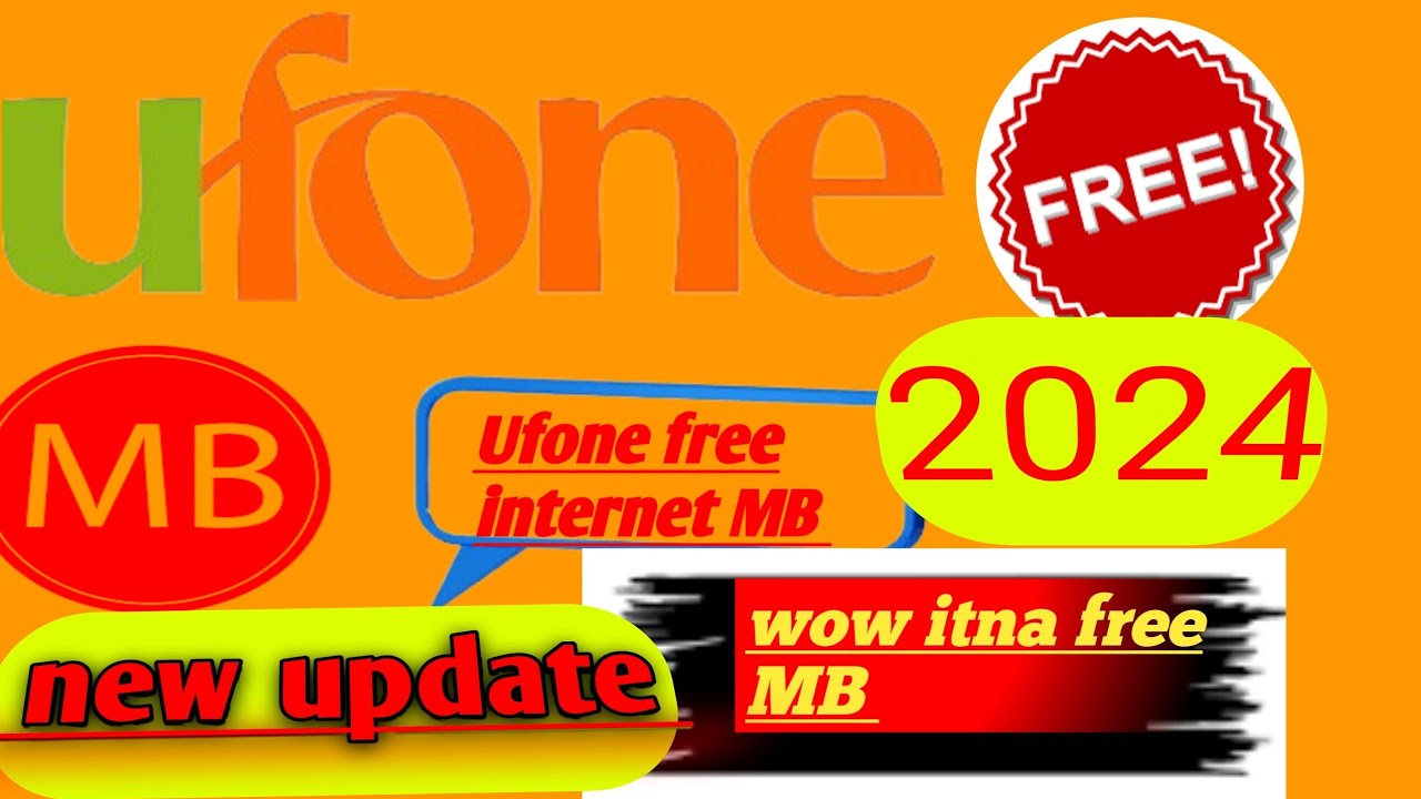 Free MB ️😍: Is Free Internet!🖤🖤💪 | Ufone 🥰 Users Ke Liye Free Data ...