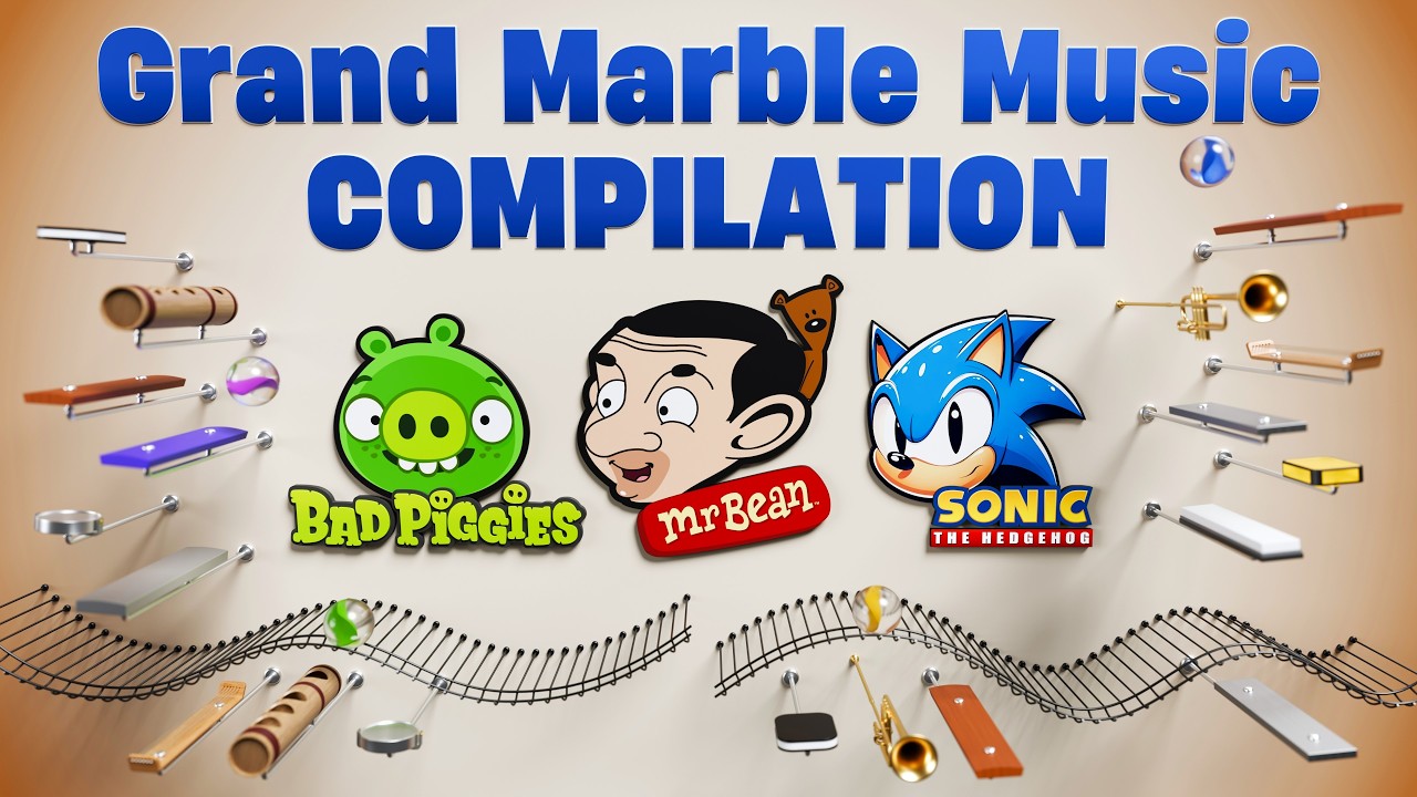 Marble Music Compilation 3 #satisfying #asmr - YouTube