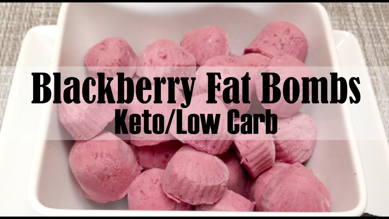 Keto Blackberry Fat Bombs - Low Carb & Keto Diet - YouTube