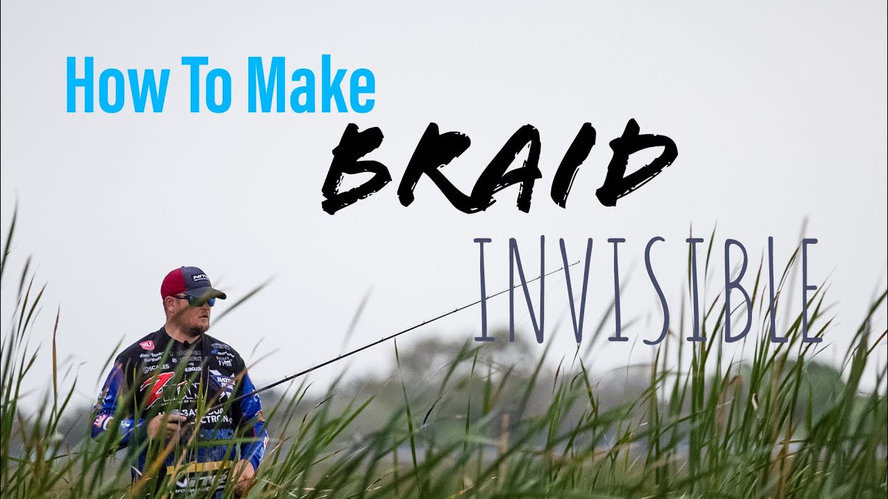 Best Ways To COLOR Braided Line To Make It INVISIBLE TO FISH!! - YouTube