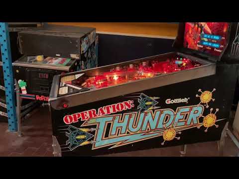 Pinball Gottlieb Operation Thunder 1992 SaleOnEbay - YouTube