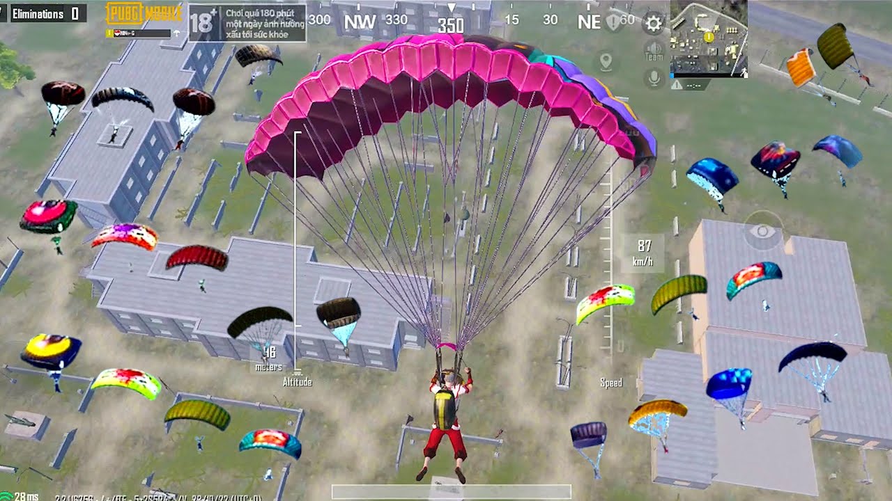 I LANDED on MG3 + M416 in MILITARY BASE | SOLO vs SQUAD | PUBG Mobile ...