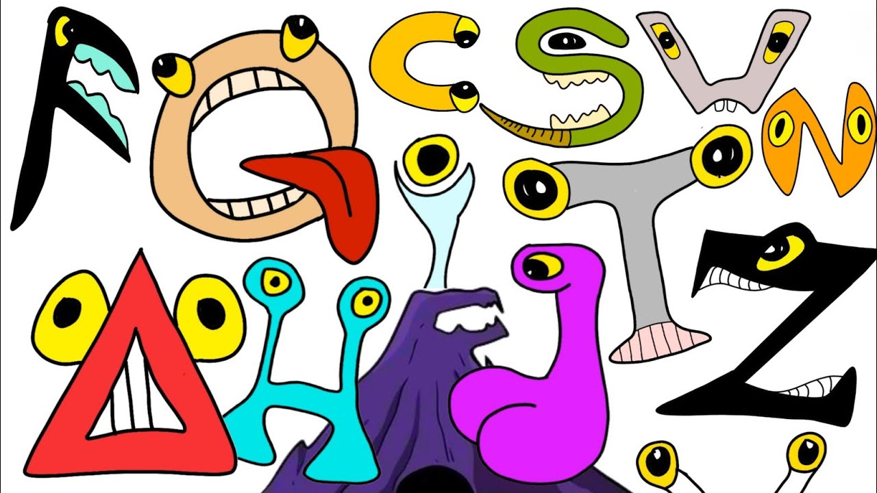 Alphabet Lore But It's Different Alphabet lore Compilation Different AZ ...