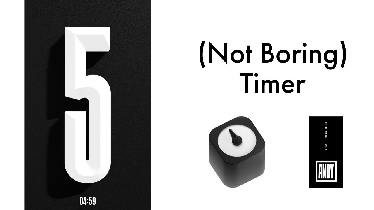 (Not Boring) Timer App Review – A Beautiful Timer and Stopwatch App ...