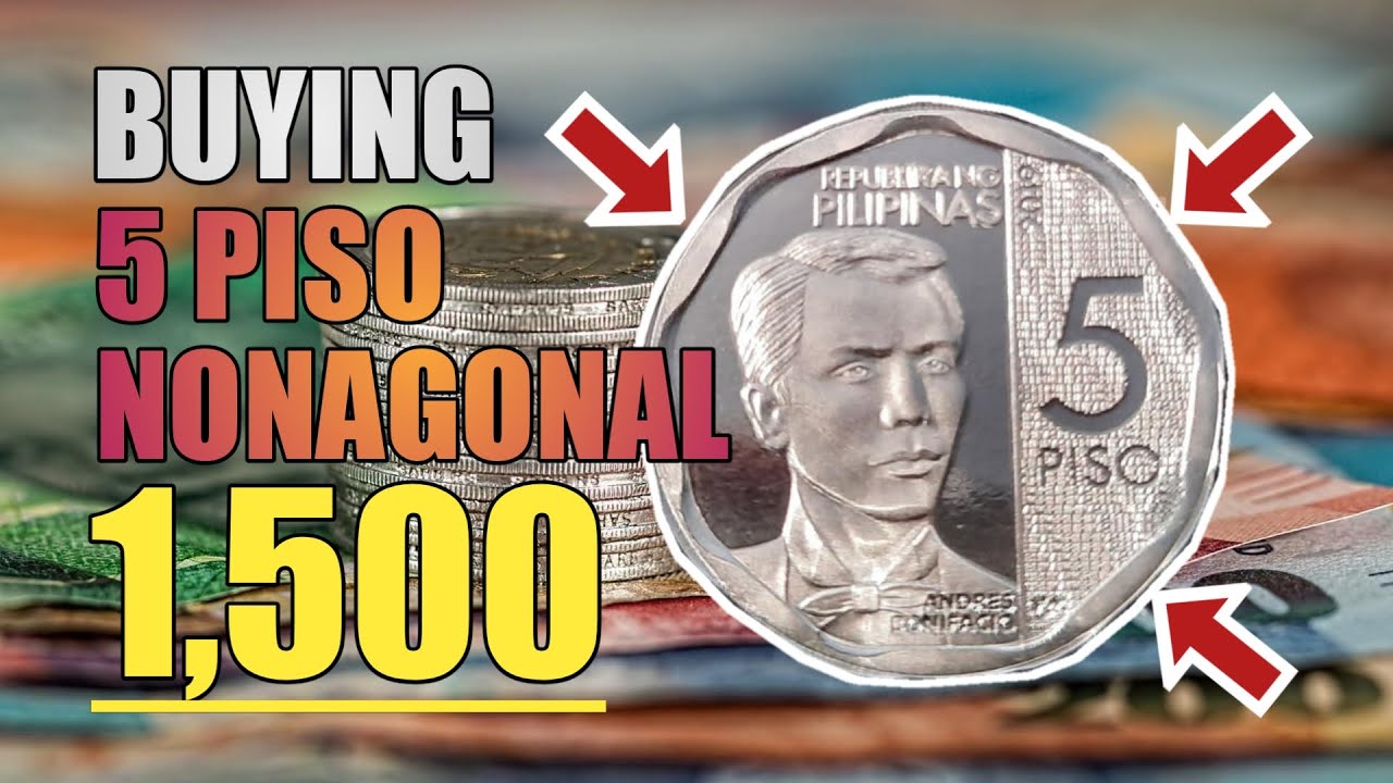 BUYING 5 PISO NONAGONAL NEW GENERATION CURRENCY!! - YouTube