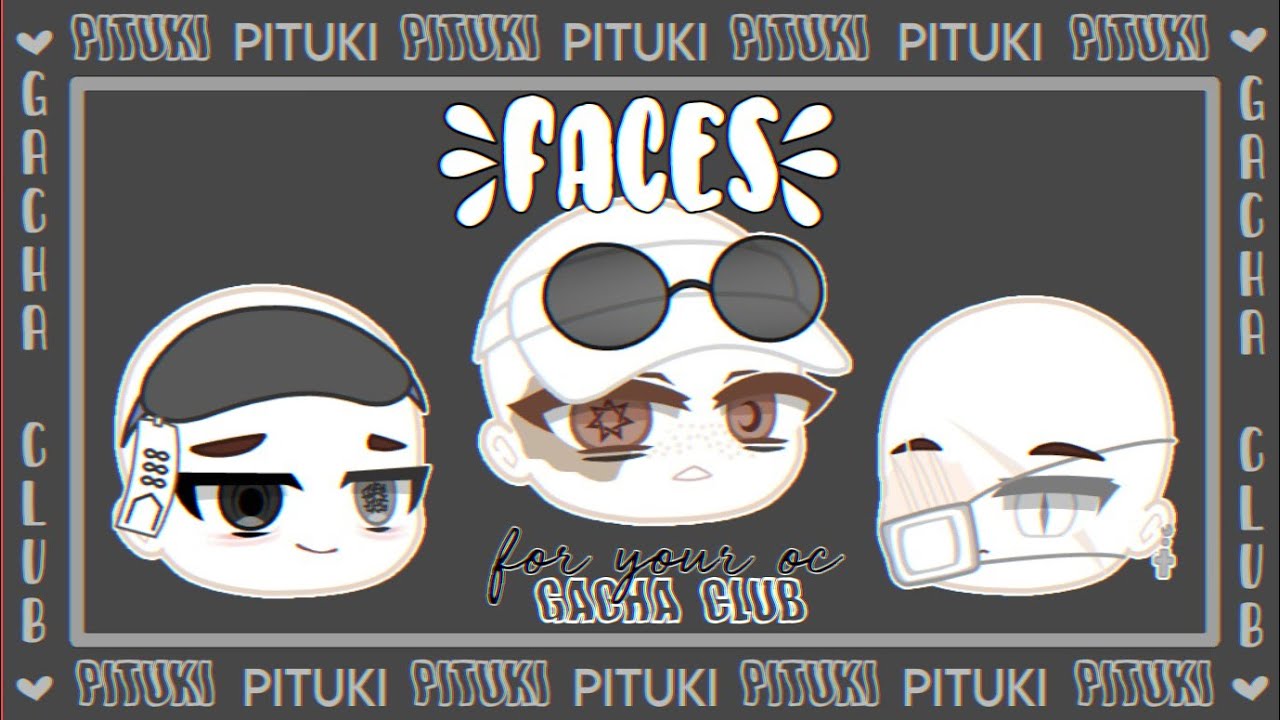 ¡Ideas de Caras para tu Oc! || Gacha Club || •Pituki• - YouTube