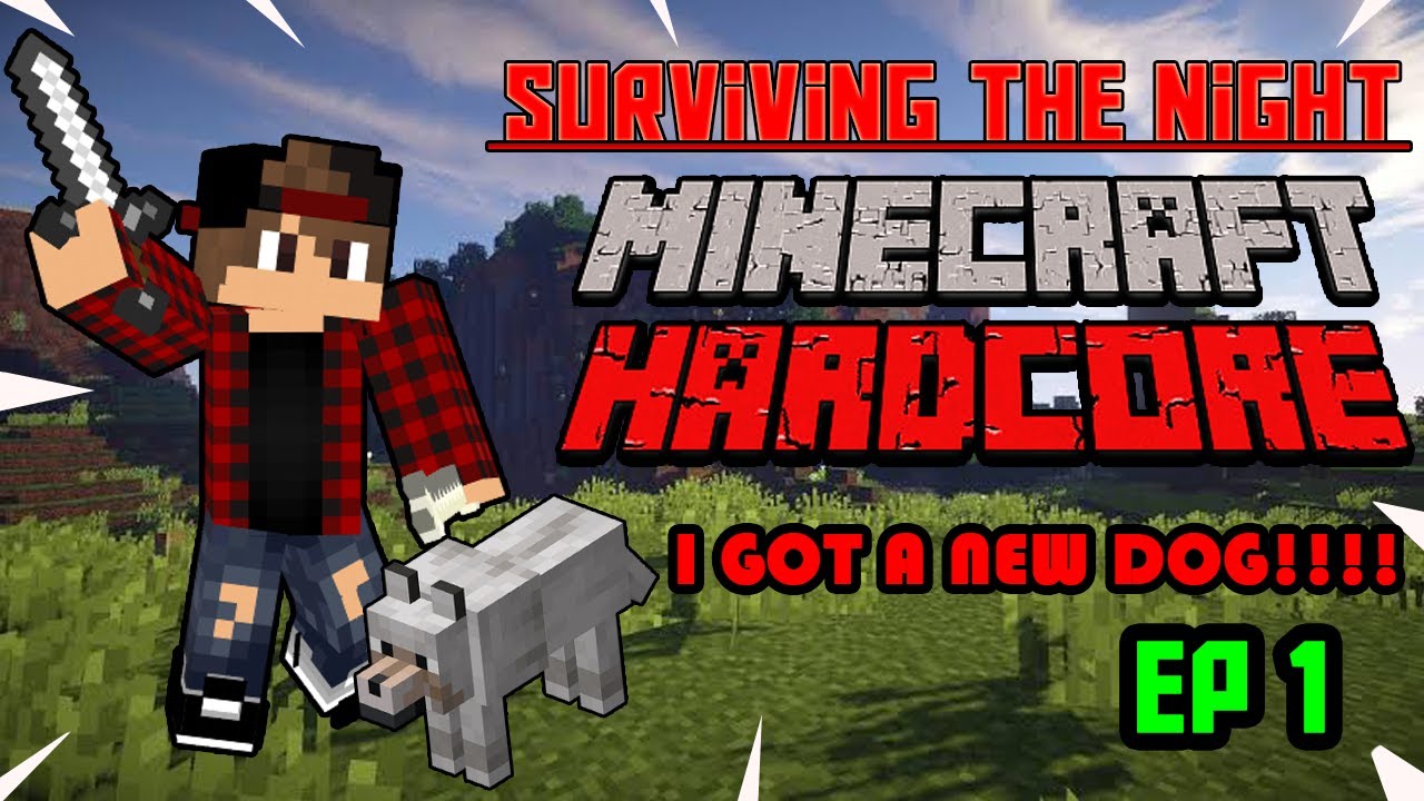 CAN I SURVIVE THE NIGHT? | MINECRAFT HARDCORE EP 1 - YouTube