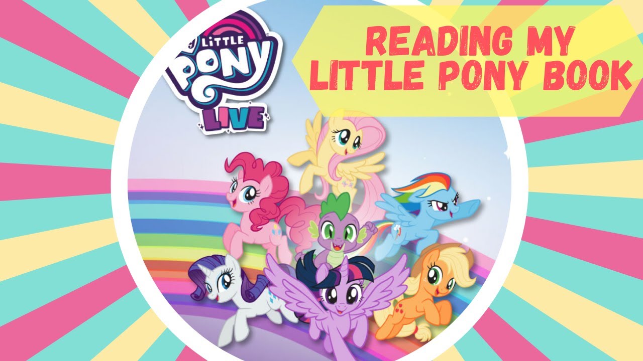 2 Years Old Baby Reading her favorite Book My Little Pony - YouTube