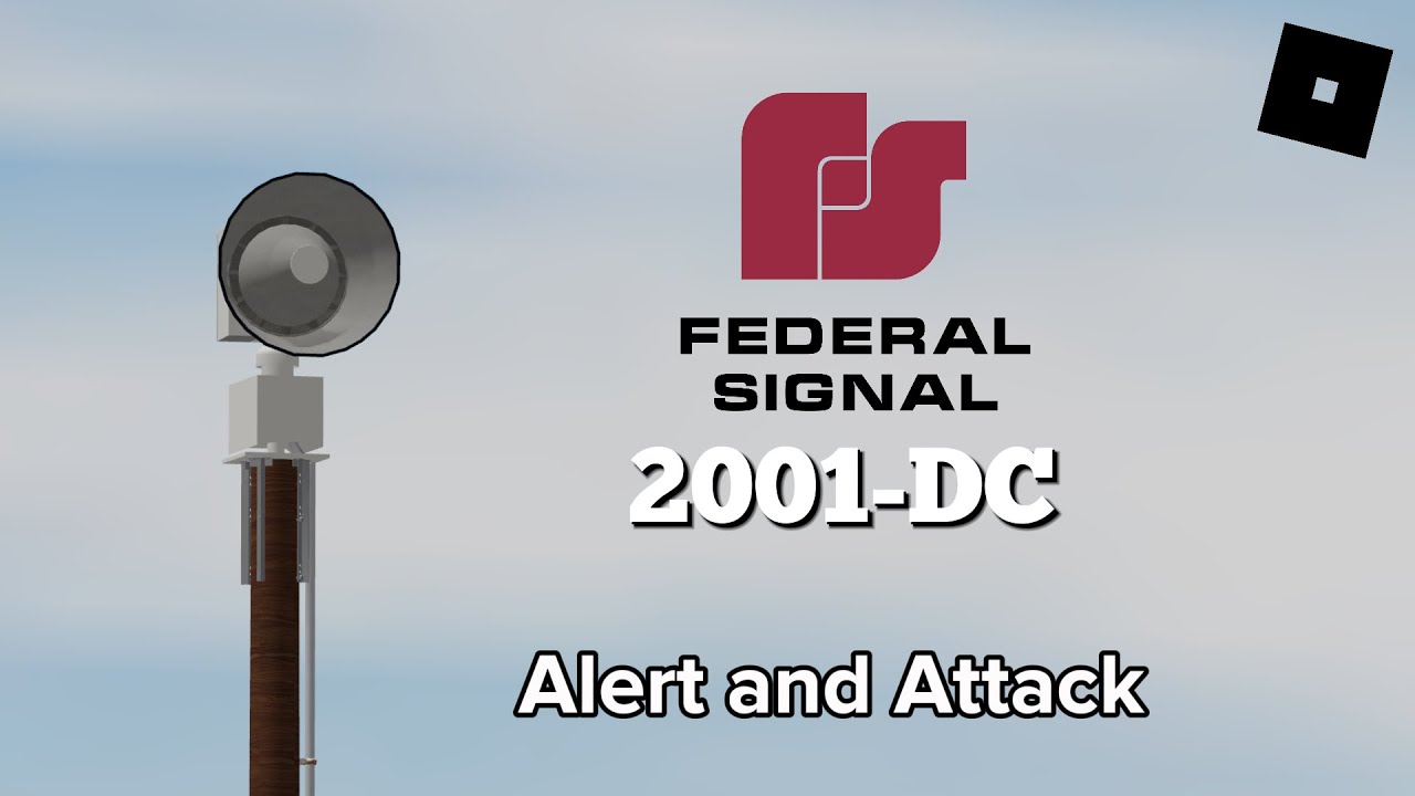 Federal Signal 2001-DC | Alert and Attack | Sunset Lake, WI - YouTube