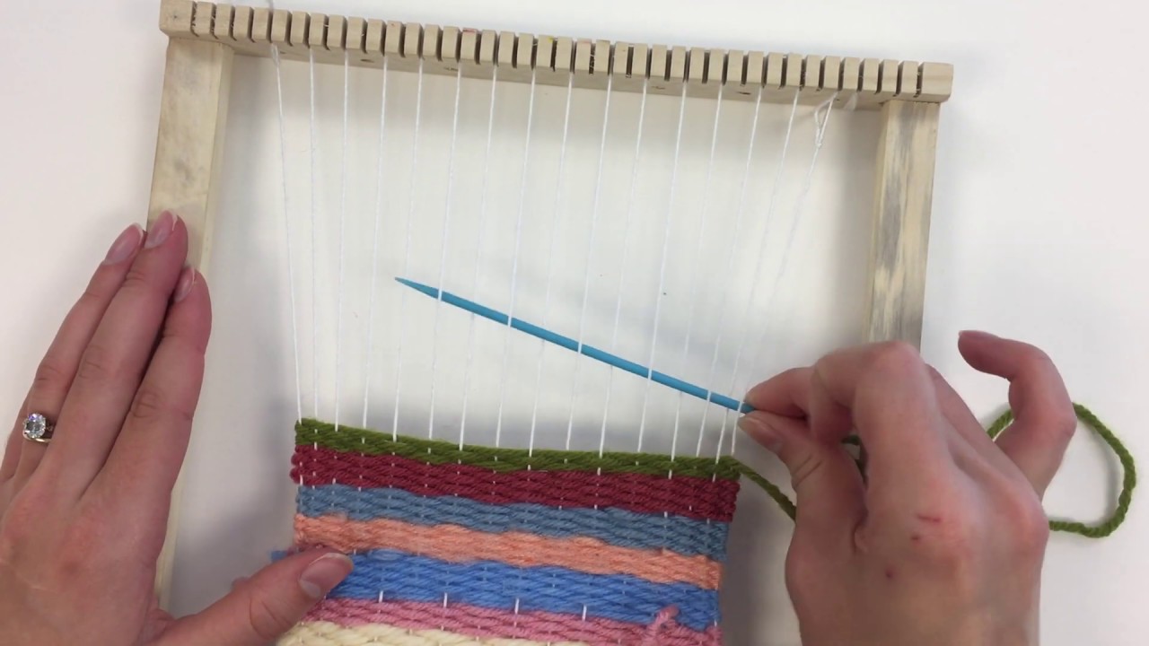Weaving with a Lap Loom - YouTube