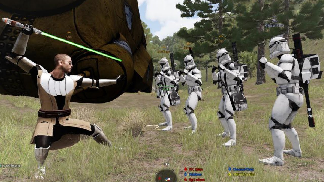 PUNCHING DROIDS IN THE MOUTH | A Fustercluck in ArmA 3 Star Wars - YouTube