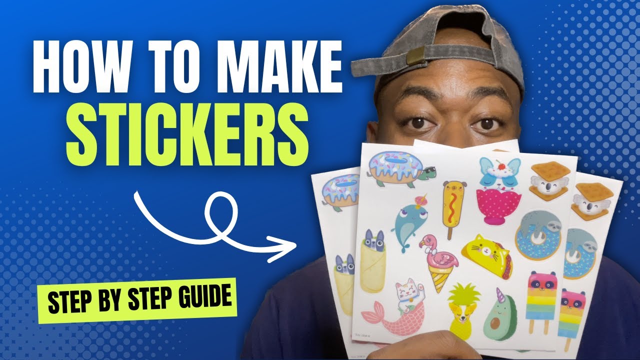 How to make Stickers on Canva | Etsy Stickers for Beginners (Step by ...