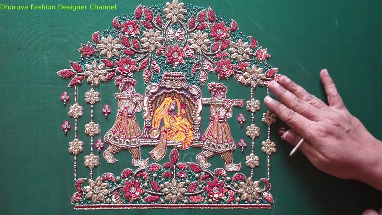 Making of pallakku design blouse - YouTube