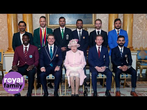 The Queen and Duke of Sussex meet cricket captains ahead of World Cup