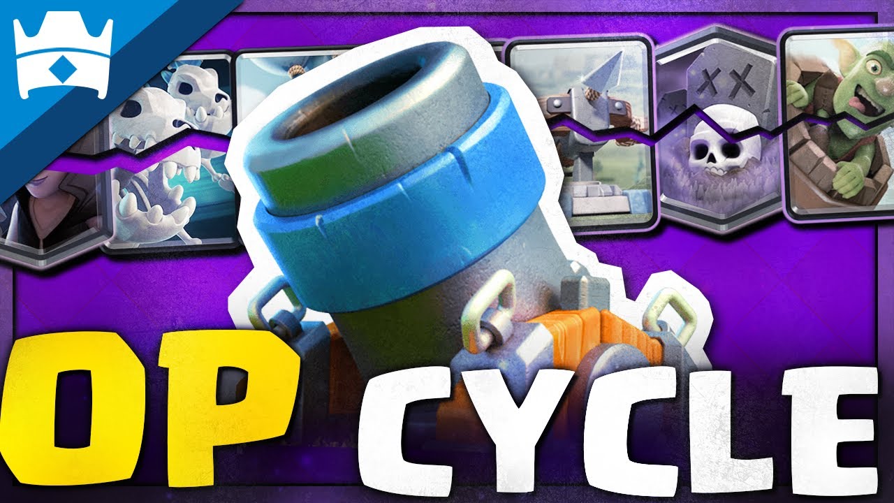 27 WINS in GLOBAL TOURNAMENT || BEST Mortar Cycle Deck in Clash Royale ...