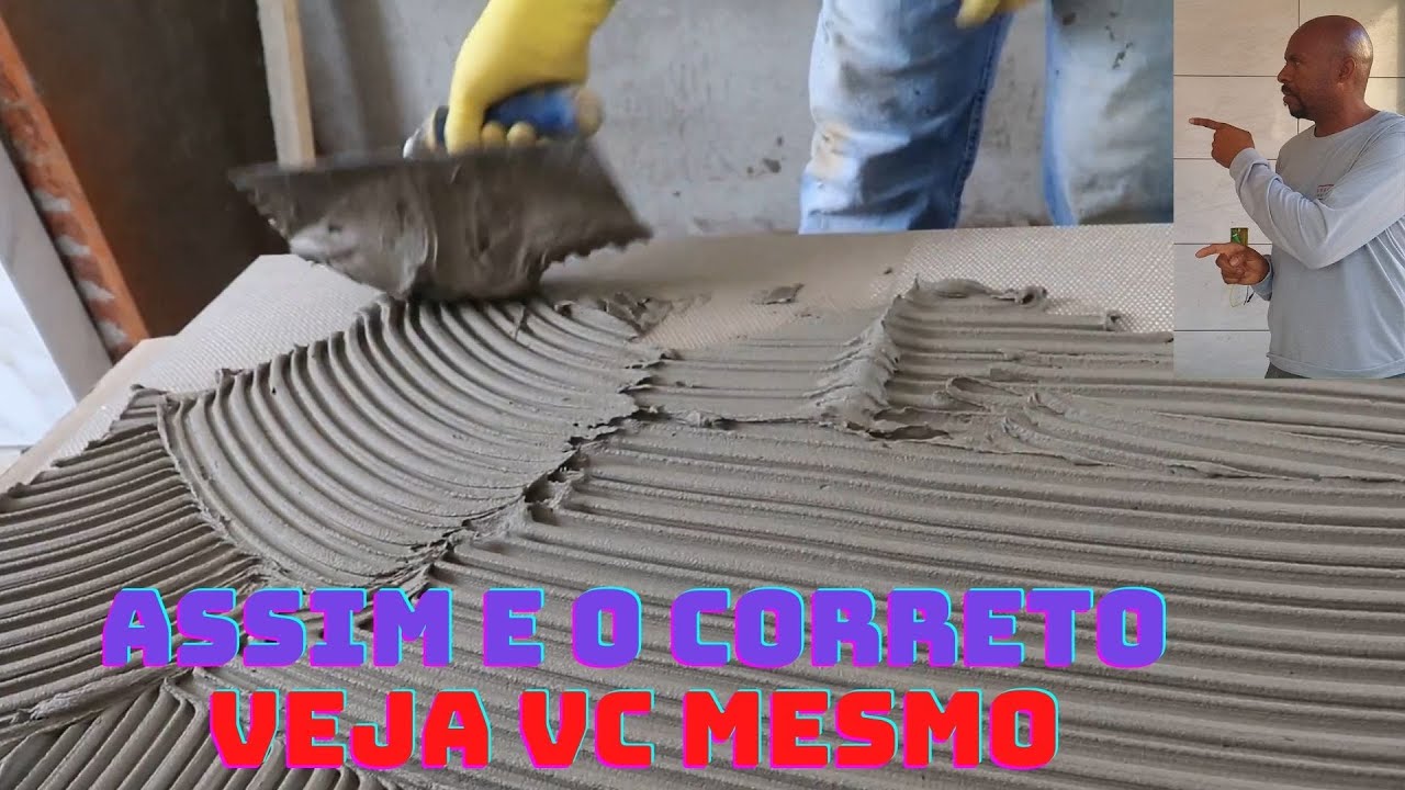 Como Passar Argamassa Na Parede - BRAINCP
