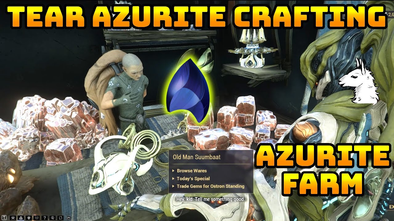 Let's Play Warframe - How to Get Tear Azurite - Azurite Mining (2024 ...