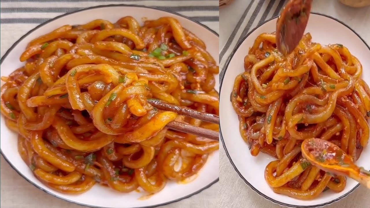 potato noodles recipe! yummy and tasty potato noodles! Japanese noodles ...