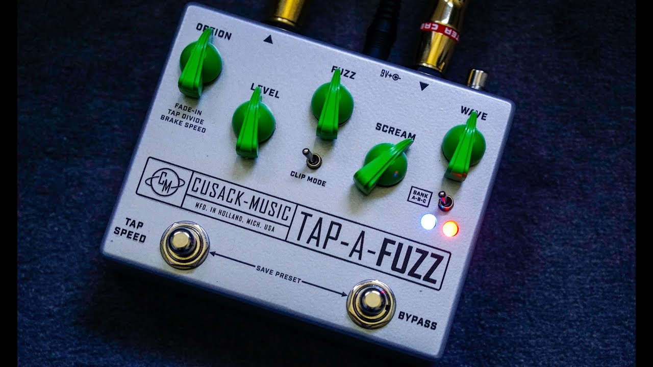 Cusack Music - Tap A Fuzz - Tom Morello in a Box? - YouTube
