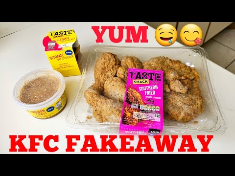 New TASTE SHACK Southern Fried Drums Thighs Gravy & Dips Review - YouTube