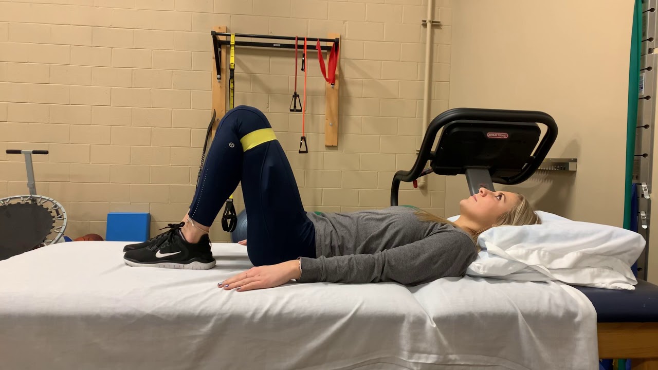 Beginner hip strength progression - YouTube