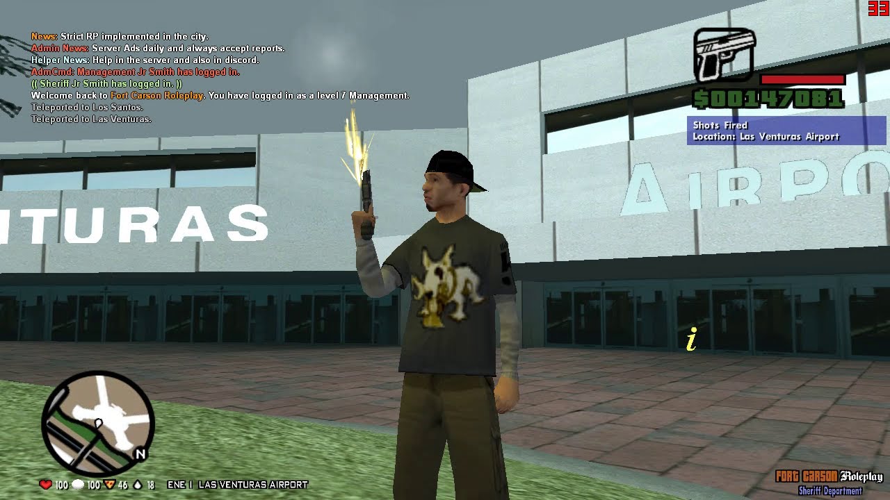 GTA SAMP | Free Download Shots Fired Textdraw - GTA V - YouTube