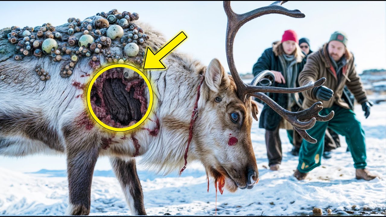 Reindeer Infested with Barnacles and Parasites Gets Lifesaving Rescue ...