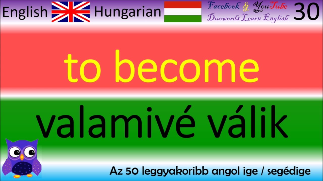 Az 50 leggyakoribb angol ige / segédige / angol igék, english verbs ...