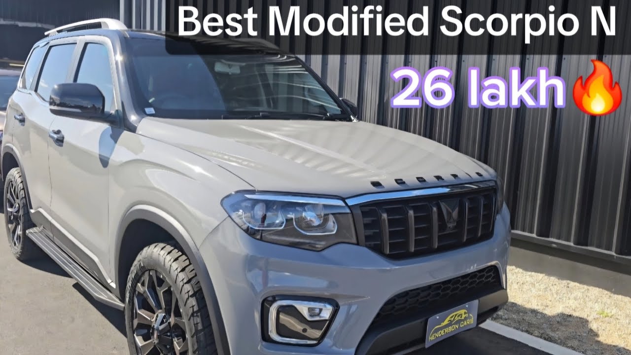 Best ever modified Mahindra Scorpio N, next level modification hai ...