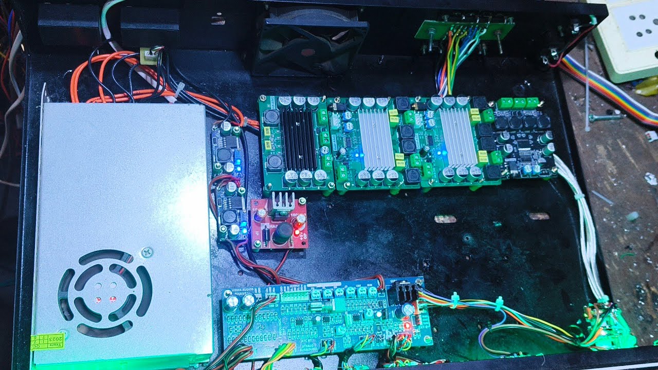5.1 FULLY CLASS D AMPLIFIER USING VISWA AUDIO'S PROLOGIC BOARD'S ...