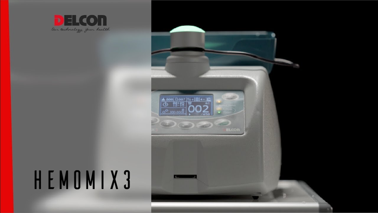 Hemomix3 - Electronic blood collection monitor - YouTube