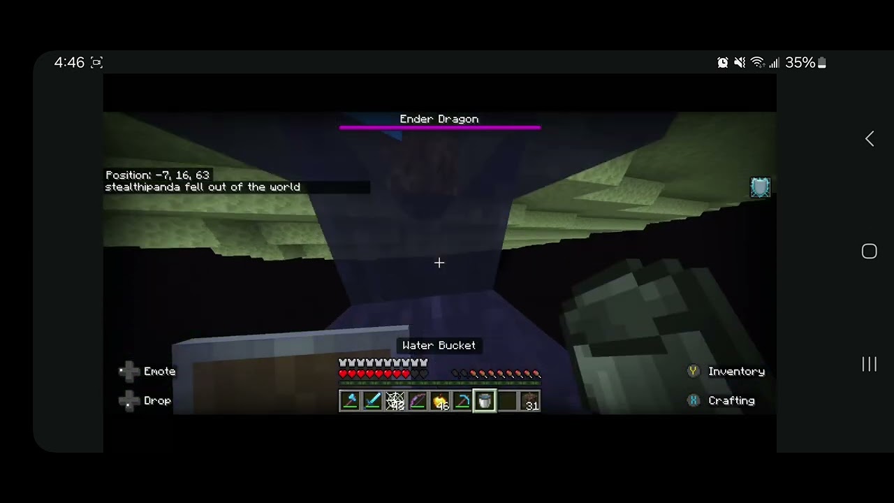 Minecraft Manhunt but we start in the end with a kit REMATCH S2 E2 ...