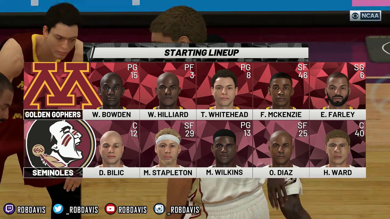 (PC) Fictional College Hoops 2K19 V2 Roster Released! - YouTube
