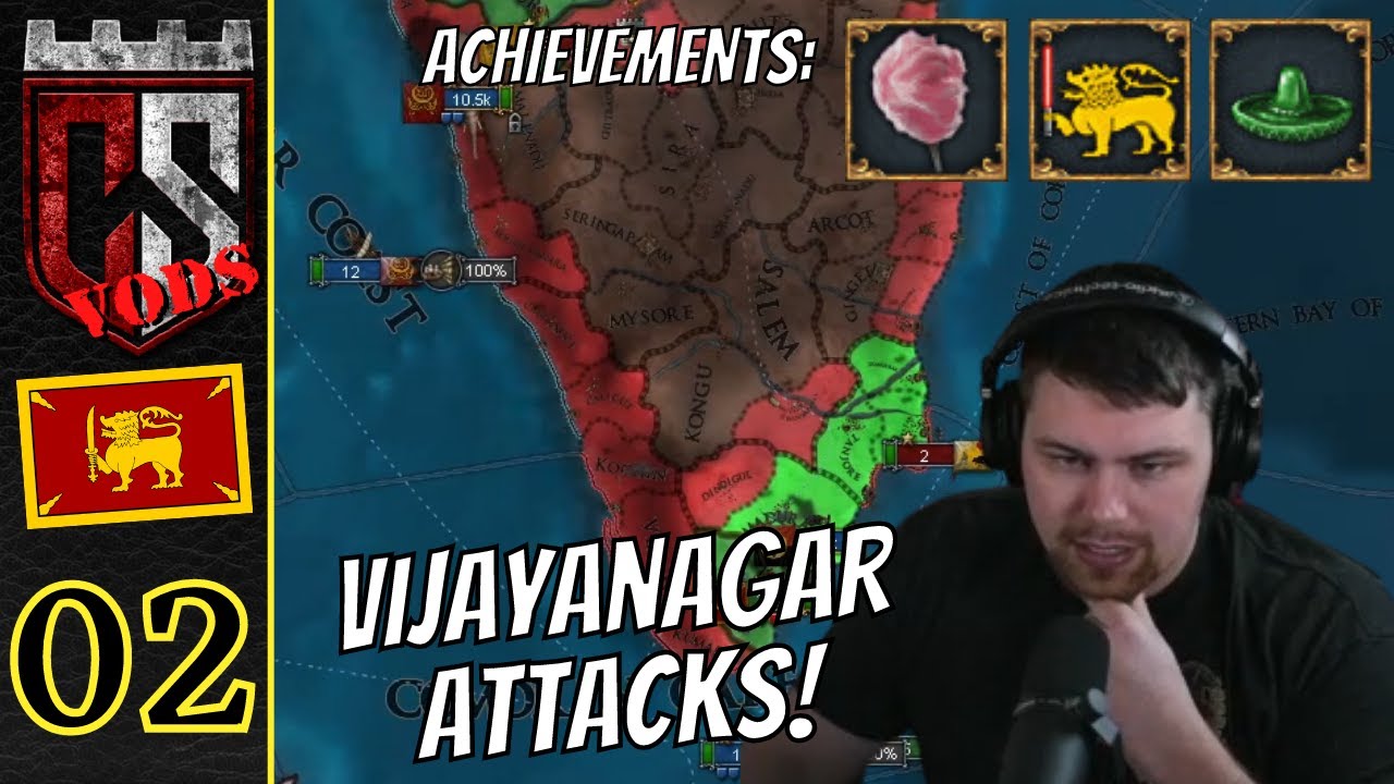 Vijayanagar Attacks! [EU4 1.30] Cotton Kandy #2 - YouTube