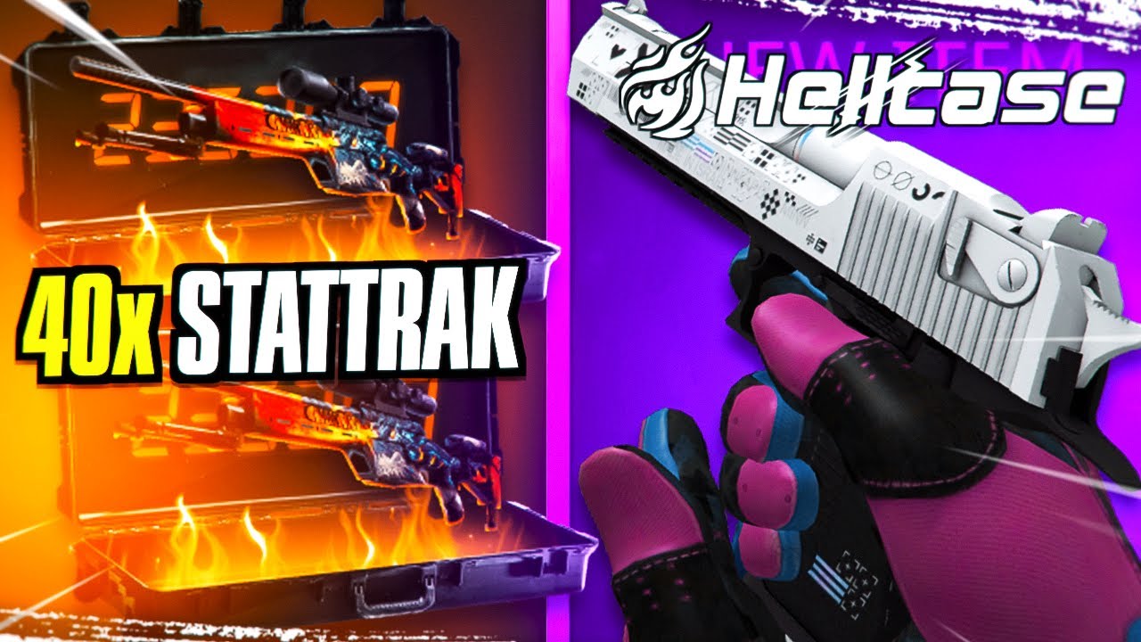 I OPENED 40X STATRAK ON HELLCASE! - YouTube