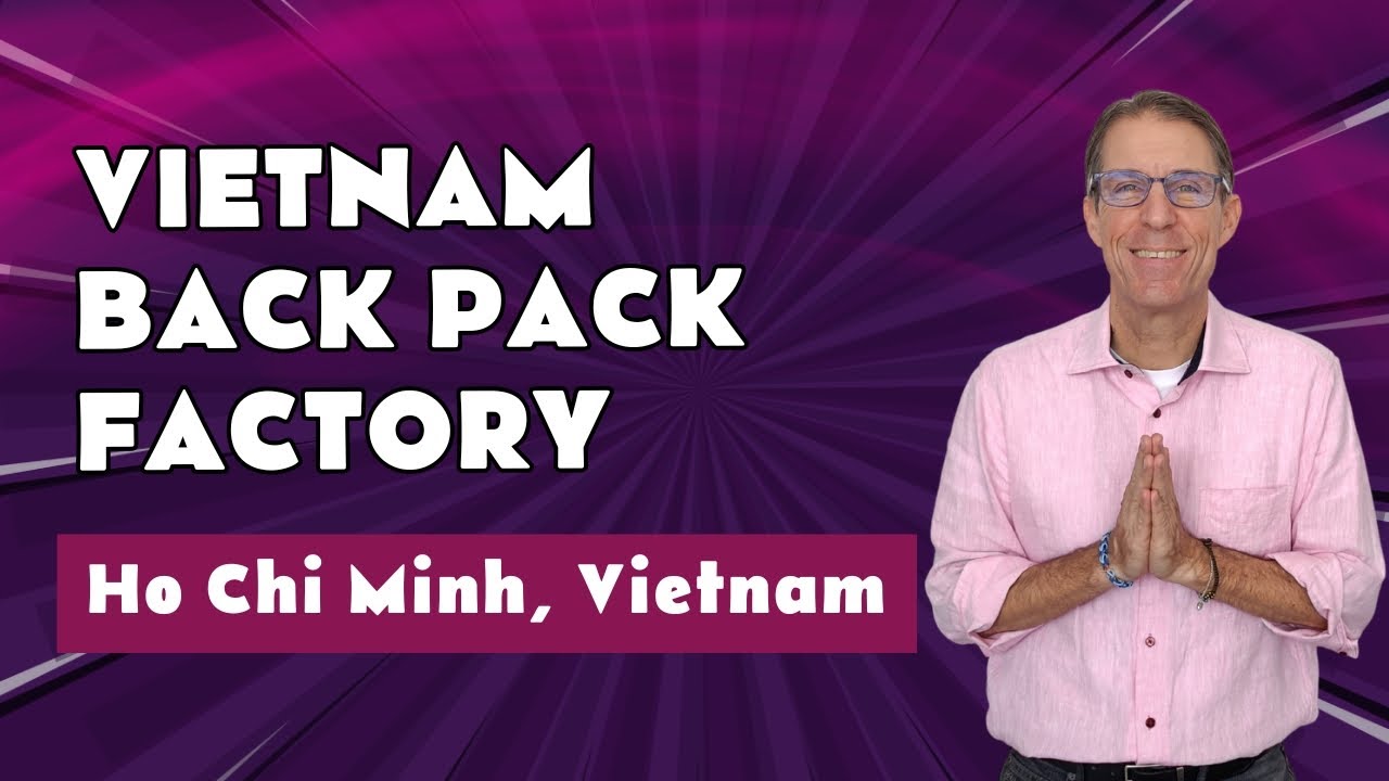 Promotional Backpack Factory in Vietnam - YouTube