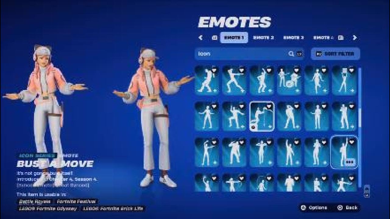 Fortnite : All Icon series dance e emote. - YouTube