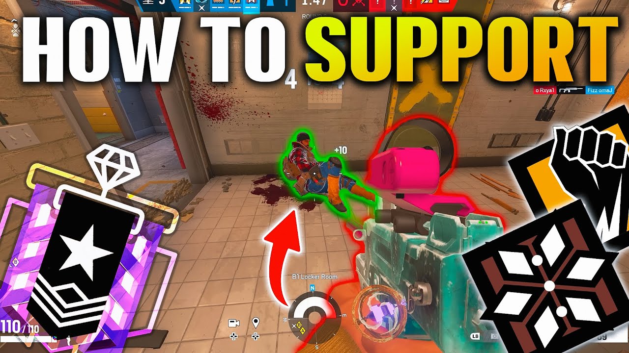 How To SUPPORT in Rainbow Six Siege - Operation Deadly Omen Ultimate ...
