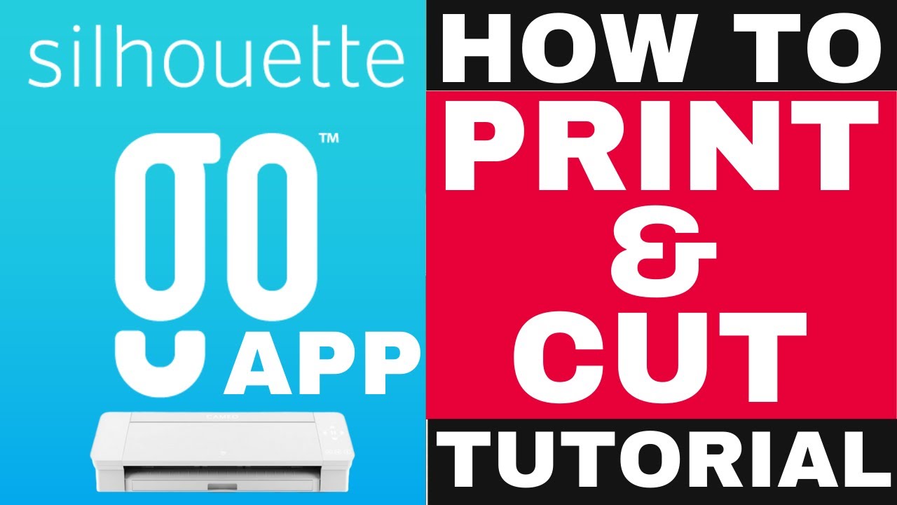 Print and Cut | Silhouette Go app - YouTube