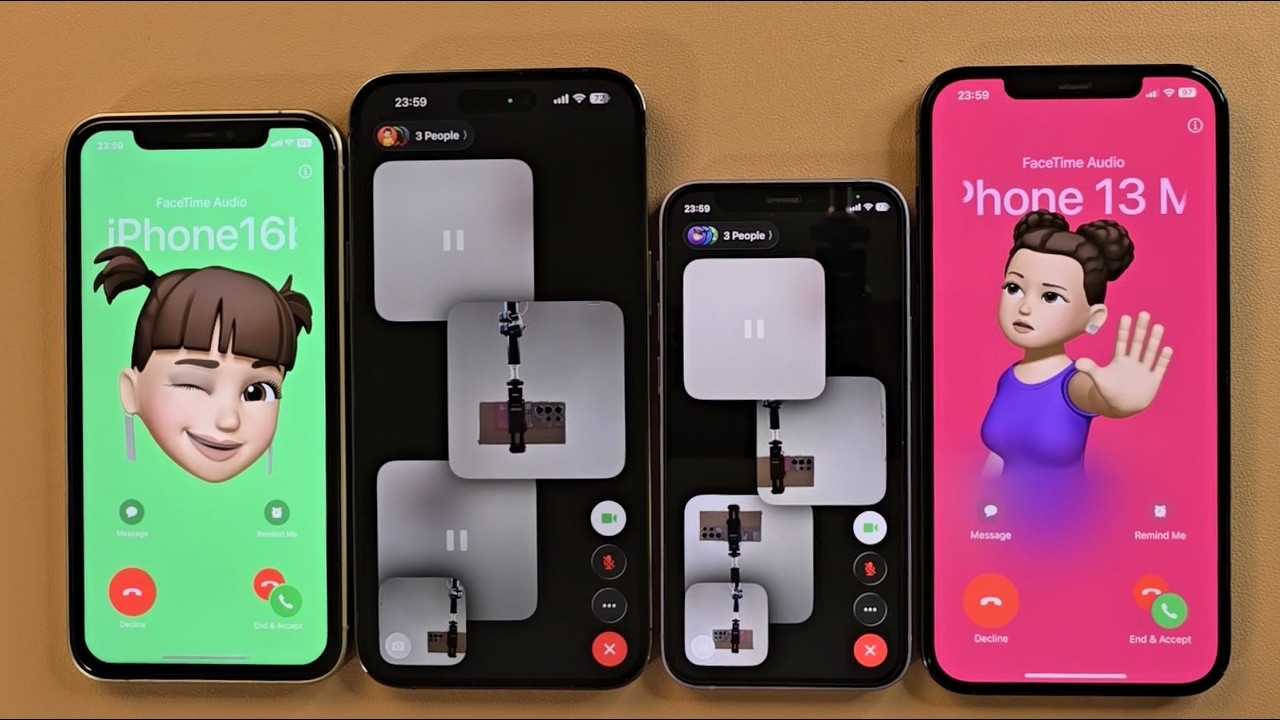 Facetime Incoming call &Outgoing call iPhone 16pro iPhone 14Promax ...