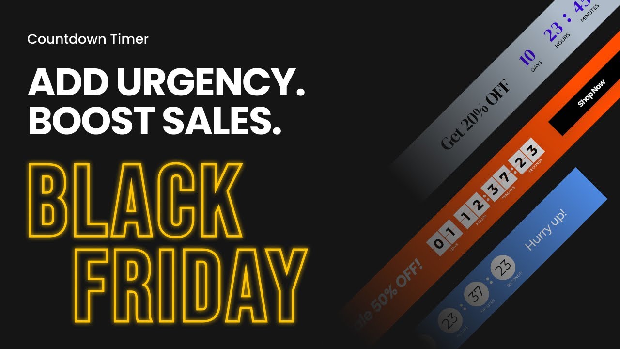 Sales Countdown Timer Bar 2.0 by SpurIT - YouTube