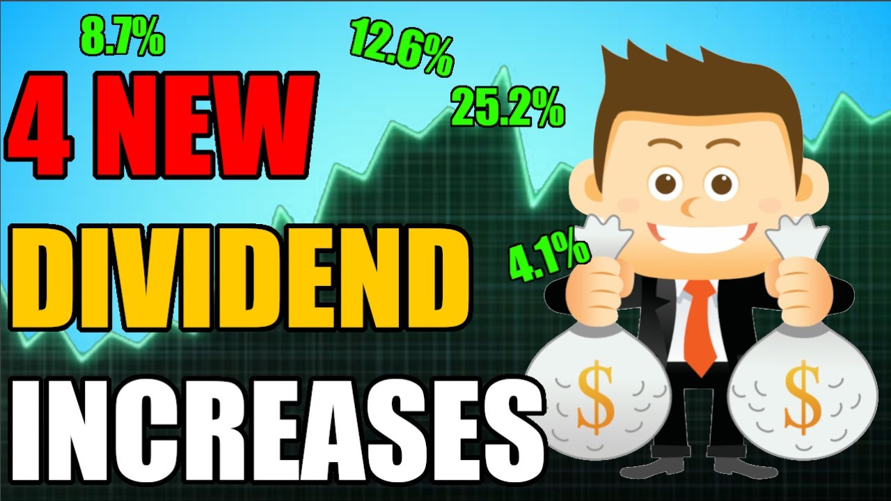 This Stock Raised Its Dividends By MORE than 25%! | All dividend increases you need to know ...