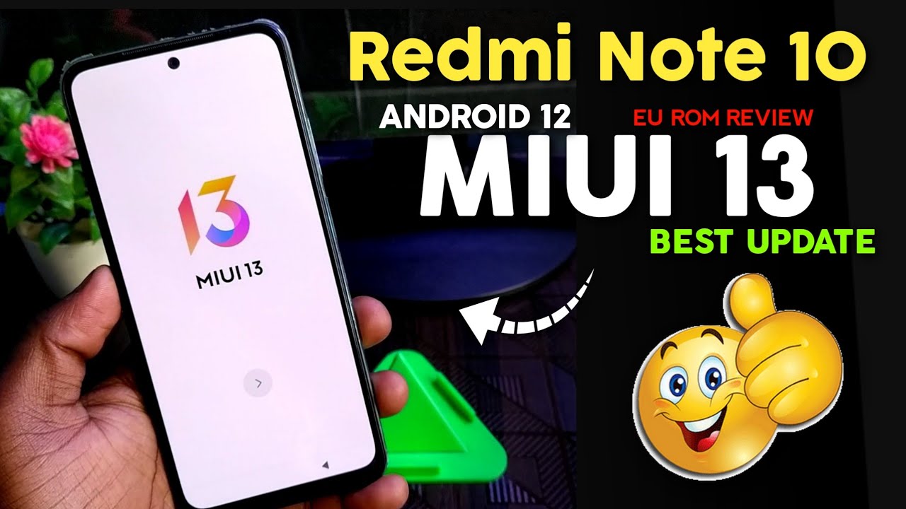 Redmi Note 10 - MIUI 13 With Android 12 EU ROM⚡⚡ | Review - YouTube