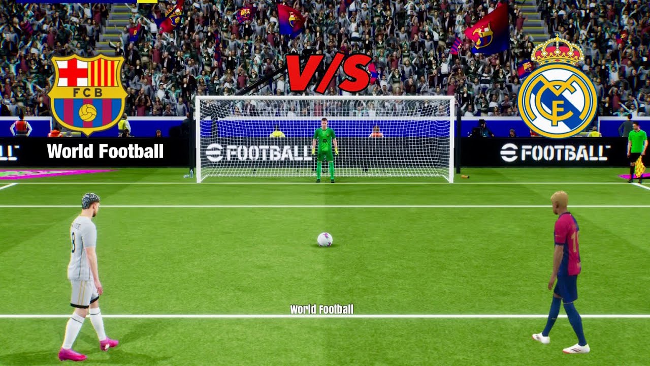 Penalty Shootout, Real Madrid vs FC Barcelona | FCB vs RMA - Super Copa ...